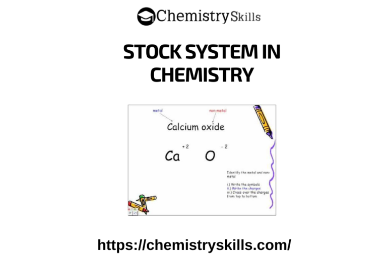 How to Use the Stock System in Chemistry? | Chemistry Skills